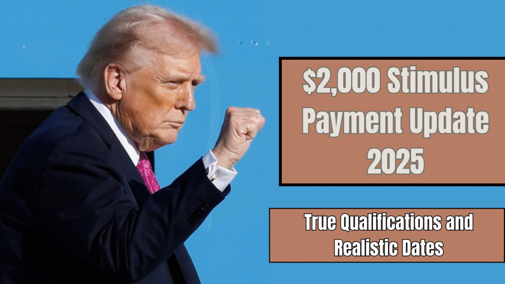 $2,000 Stimulus Payment Update 2025: True Qualifications and Realistic ...
